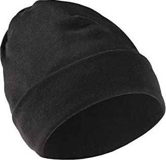 Engel Nature, bonnet en laine mérinos pour homme/femme, 70 % laine (kbT), 30 % soie, Noir, taille unique
