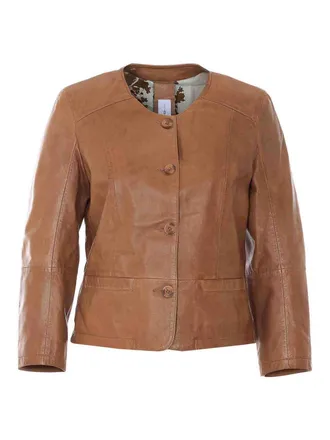 Bully Blouson En Cuir - Marron