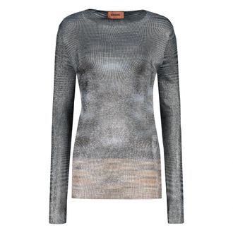 Missoni Lurexfaden Stricktop - - Tops - Damen - Mehrfarbig - XS