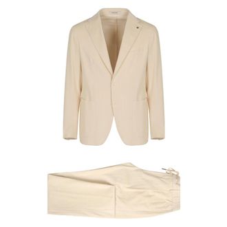 Tagliatore Baumwoll-Zweiteiler - - Suits - Herren - Wei&szlig; - XL