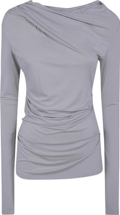 Entire studios Drape Top - - Tops - Damen - Grau - M