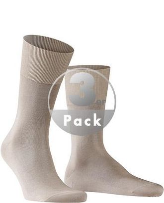 Falke Herren Socke beige Baumwolle & Mix unifarben