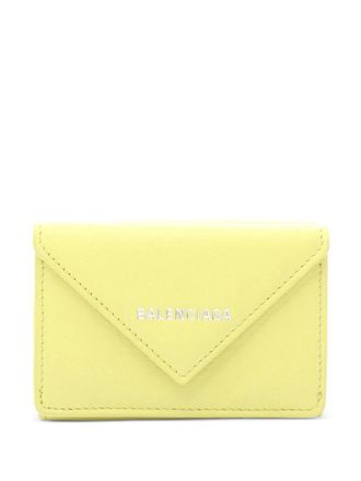 Balenciaga petit portefeuille en cuir (2010-2025) - Jaune