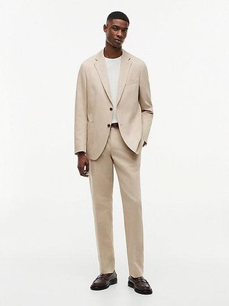 Tommy Hilfiger Pantalon en lin m&eacute;lang&eacute; &agrave; pinces