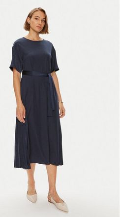 Max Mara Kleid f&uuml;r den Alltag Jordan 2425626021 Dunkelblau Standard Fit