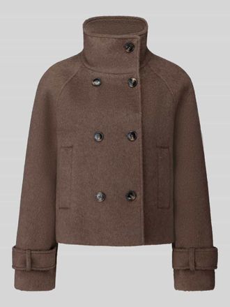 Jake*s Casual Hemdjacke mit hohem Stehkragen