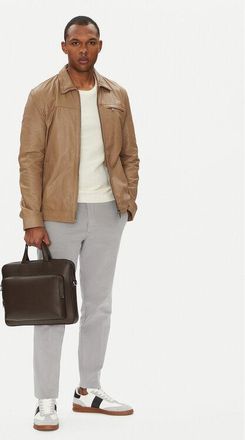 Calvin Klein Laptoptasche Micro Pebble Slim Briefcase 36 LV04D3012G Braun