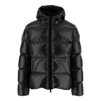 Herno Gesteppte Nylon-Daunenjacke mit Kapuze - - Jackets - Herren - Schwarzk - 2XL