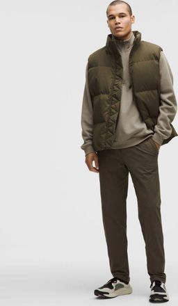 lululemon Pantalon chino ABC coupe classique Coton VersaTwill extensible pour Hommes - 86 cm - Brun/Vert - Taille 30