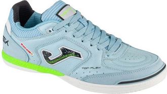 Joma Herren Hallenfu&szlig;ballschuhe Top Flex, Narbiges Leder (Blau)
