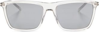 Saint Laurent Eyewear Sonnenbrille mit transparentem Gestell - Nude