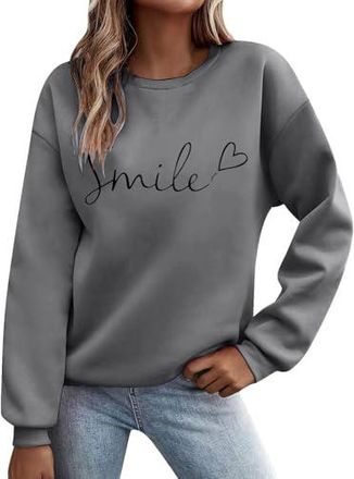 Generic Veste Chaude Femme,Sweat &Agrave; Capuche Femme Streetwear Sport V&ecirc;tements avec Poches Cordon Imprim&eacute; Casual Manche Longue Hoodies Automne Et Hiver Chaud D&eacute;c