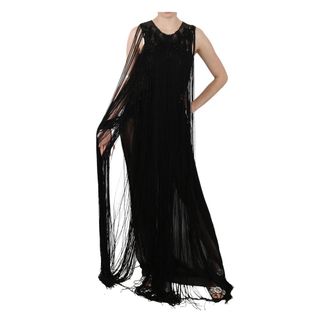 John Richmond Sheer Long Maxi Dress - - Dresses - Damen - Schwarzk - S