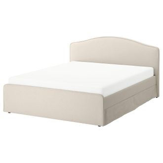 IKEA RAMNEFJ&Auml;LL Bettgestell, gepolstert