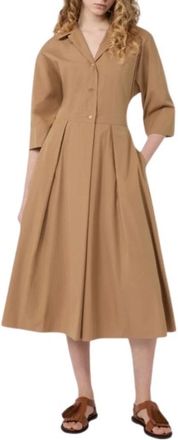 Max Mara Femme, Robes, Brun, Taille: 42 FR Padana Shirt Dress