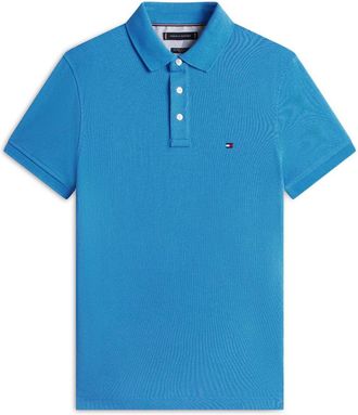 Tommy Hilfiger Piqu&eacute;-Poloshirt Slim Fit 1985 mit Stretch und Logo-Stickerei in