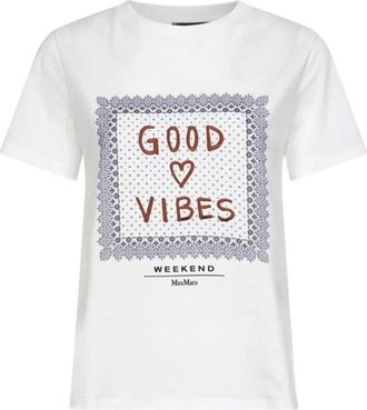 Max Mara Femme, Tops, Blanc, Taille: 40 FR T-Chemises