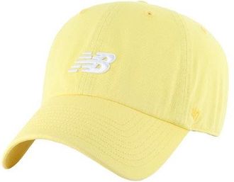 New Balance Unisex 47 Clean Up Hat in Gelb/Wei&szlig;, Baumwollk&ouml;per, Gr&ouml;&szlig;e OSZ