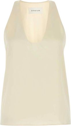 ARMARIUM Armarium, Femme, Blouses et Chemises, Jaune, Taille: 44 FR Bianca Top