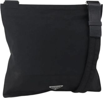 Prada unisex, Pre-owned, Noir, Taille: ONE Size Sac bandouli&egrave;re en nylon Pre-owned