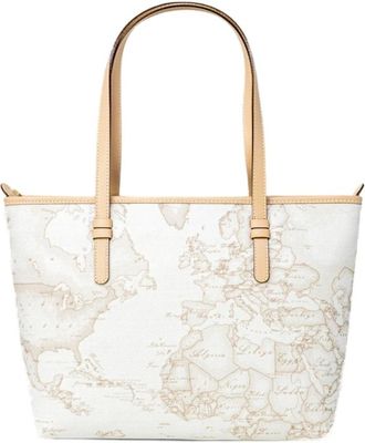 Alviero Martini 1A Classe Femme, Sacs, Blanc, Taille: ONE Size Large Tote Bag