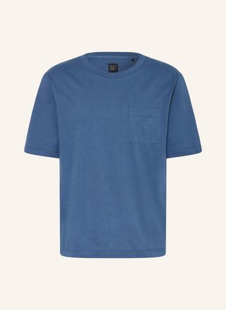 Schiesser Schlafshirt Mix+Relax blau