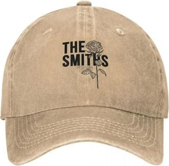 Generic Hiver Chaud Coton, Les Smiths Roses Casquette de Baseball Rétro en détresse délavé Indie Punk Rock Band Snapback Chapeau Unisexe Style Activités de Pl