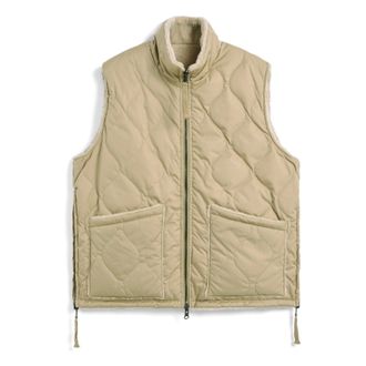 TAION Veste Sans Manches Militaire R&eacute;versible Col Montant Taion