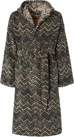 Missoni Home Femme, V&ecirc;tements de nuit et de d&eacute;tente, Multicolore, Taille: 44 FR Peignoir en coton &eacute;ponge Azul