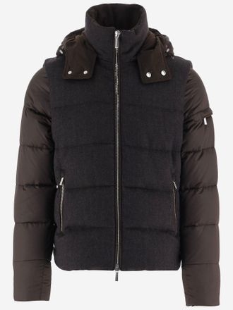 Moorer Veste en laine et cachemire Moorer