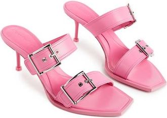 Alexander McQueen Mules Punk en cuir