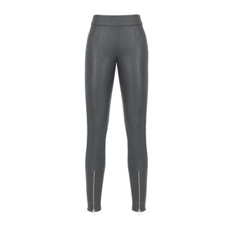 Pinko Eco-Leder Leggings - - Trousers - Damen - Schwarzk - L