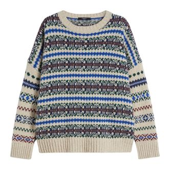 Max Mara Femme, Pulls, Multicolore, Taille: 40 FR Rivetto Sweater