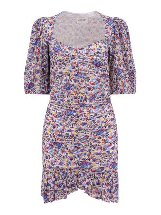 Isabel Marant Robe Au Genou - Multicolore