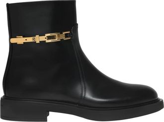 Gianvito Rossi Femme, Chaussures, Noir, Taille: 39 1/2 EU Martine Biker Bootie