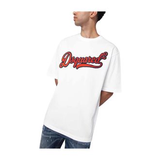 Dsquared2 Wei&szlig;e T-Shirt und Polo Kollektion - - Tops - Herren - Wei&szlig; - XL