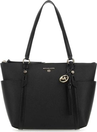 Michael Kors Femme, Sacs, Bleu, Taille: ONE Size Sullivan Medium Saffiano Top-Zip Tote