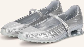 Nike Mary-Jane-Ballerinas Shox Z Calistra silber