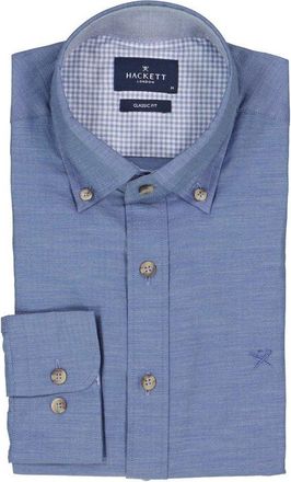 Hackett Herren Hemd blau Classic Fit