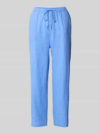 Mango Leinenhose mit elastischem Bund