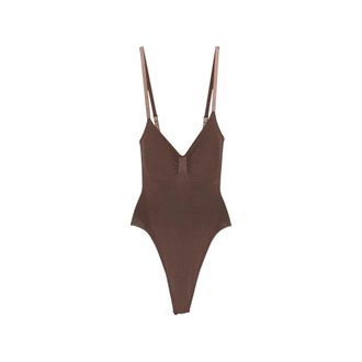 SKIMS Nahtloser Sculpt Tanga-Body - - Tops - Damen - Braun - M