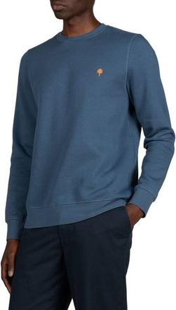 Faguo Sweatshirt droit Donzy en coton m&eacute;lang&eacute;