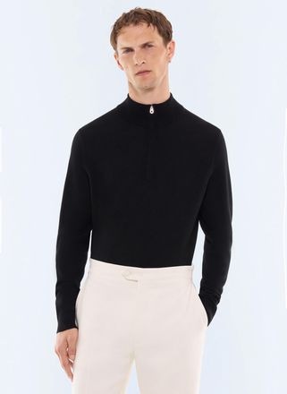 Fursac Pull col camionneur en laine m&eacute;rinos - Taille XL - Homme