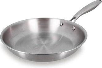 Menastyl Cuisson Po&ecirc;le inox 24 cm Trinox tous feux dont Induction - Structure 3 couches inox/aluminium - Qualit&eacute; Professionnelle - Sans substances nocives - Lave-vaiss