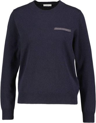 PESERICO Damen Strickpullover Schurwolle-Seide-Kaschmir-Mix