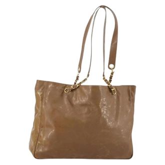 Chanel Pre-owned Vintage Enamel Tote Bag - - Pre-owned - Damen - Braun - ONE SIZE