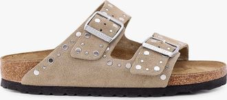 Birkenstock Arizona suede sandals with studs - BIRKENSTOCK - gender_Woman