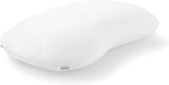 Tempur Sonata Kopfkissen Memory Foam, ergonomisches Nackenstützkissen für Rücken- und Seitenschläfer, Liegefühl fest, M (61 x 40 x 11 cm), Weiß