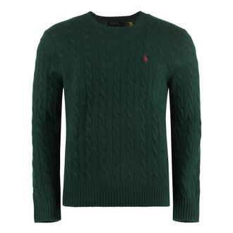 Polo Ralph Lauren Homme, Pulls, Vert, Taille: XL Pull en maille torsad&eacute;e
