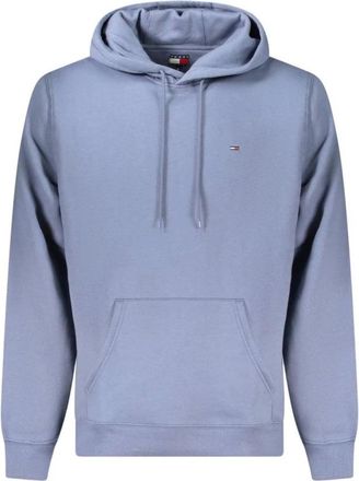 Tommy Hilfiger Homme, Sweatshirts et sweats &agrave; capuche, Bleu, Taille: 2XL SweaT-shirt en coton m&eacute;lang&eacute; avec broderie et poche centrale